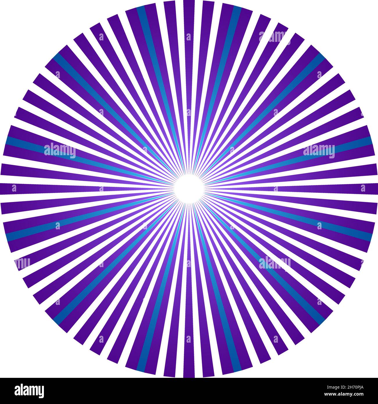 Abstract circle with overlapping spokes geometric design element ...