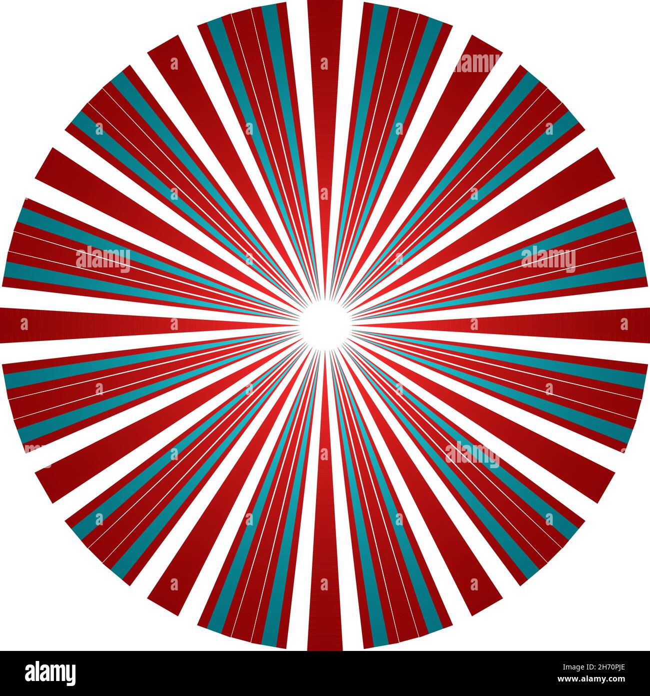 Abstract circle with overlapping spokes geometric design element ...