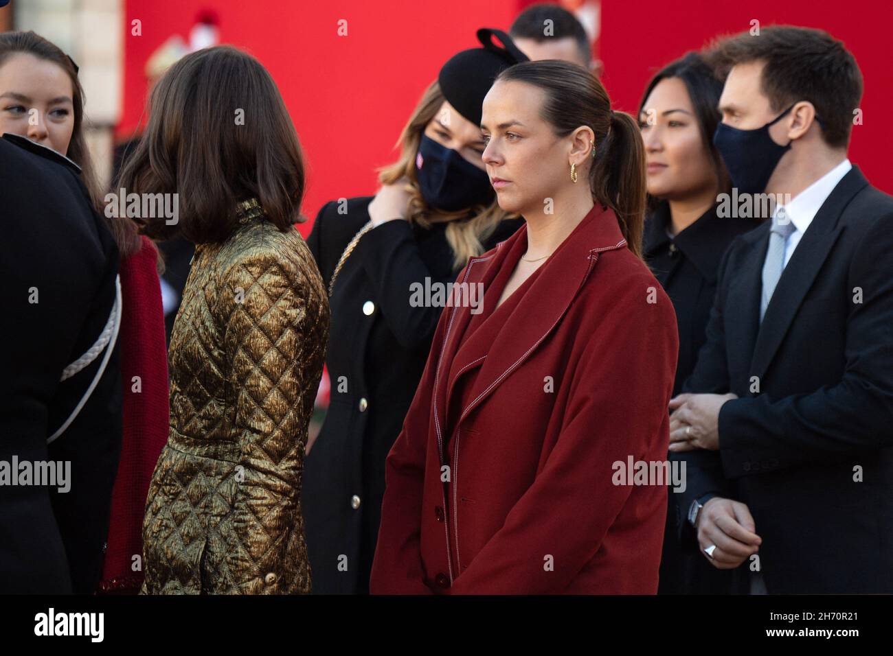 Pauline Ducruet, Louis Ducruet and his wife Marie Ducruet leave the ...