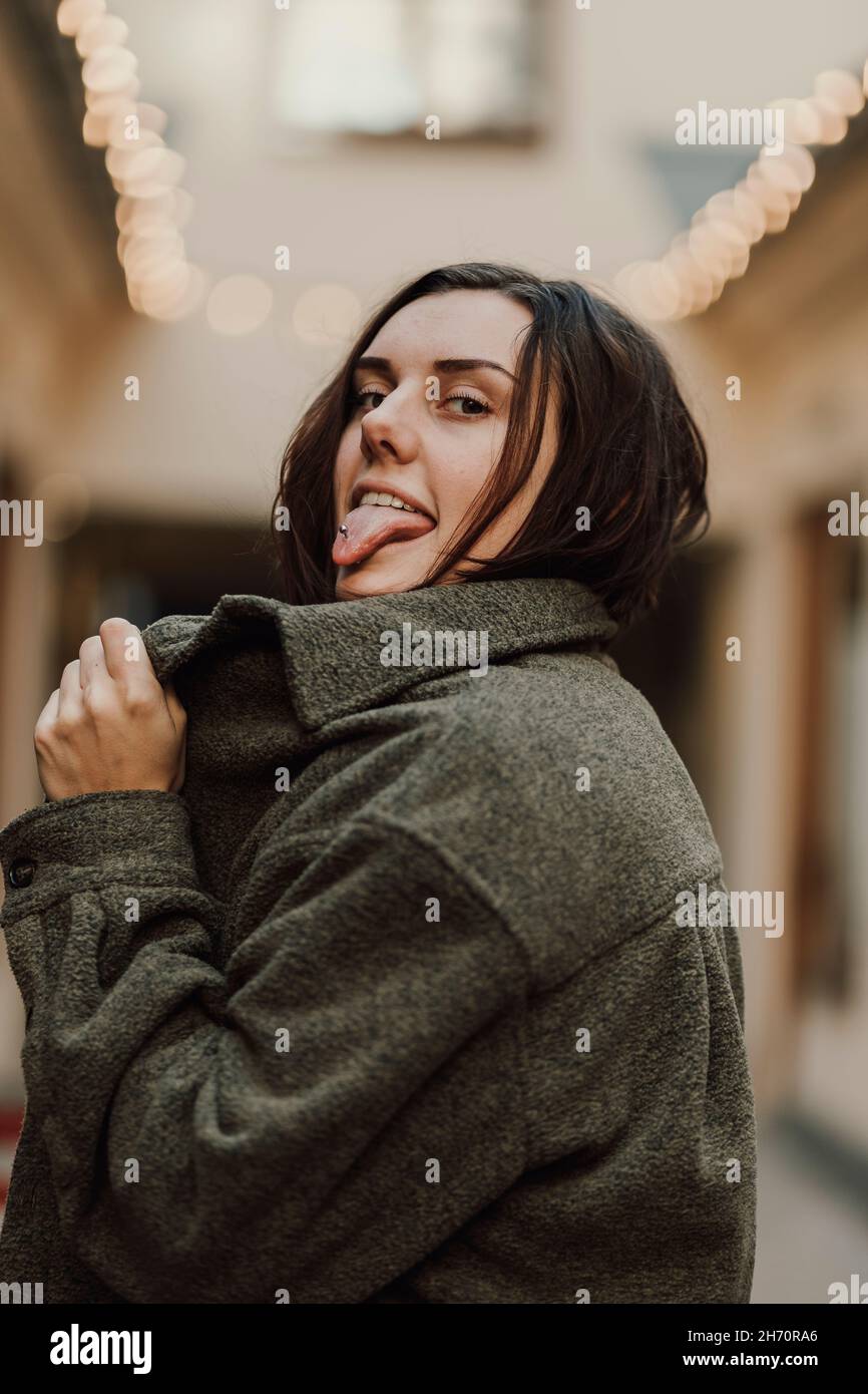 Stick the tongue hi-res stock photography and images - Alamy