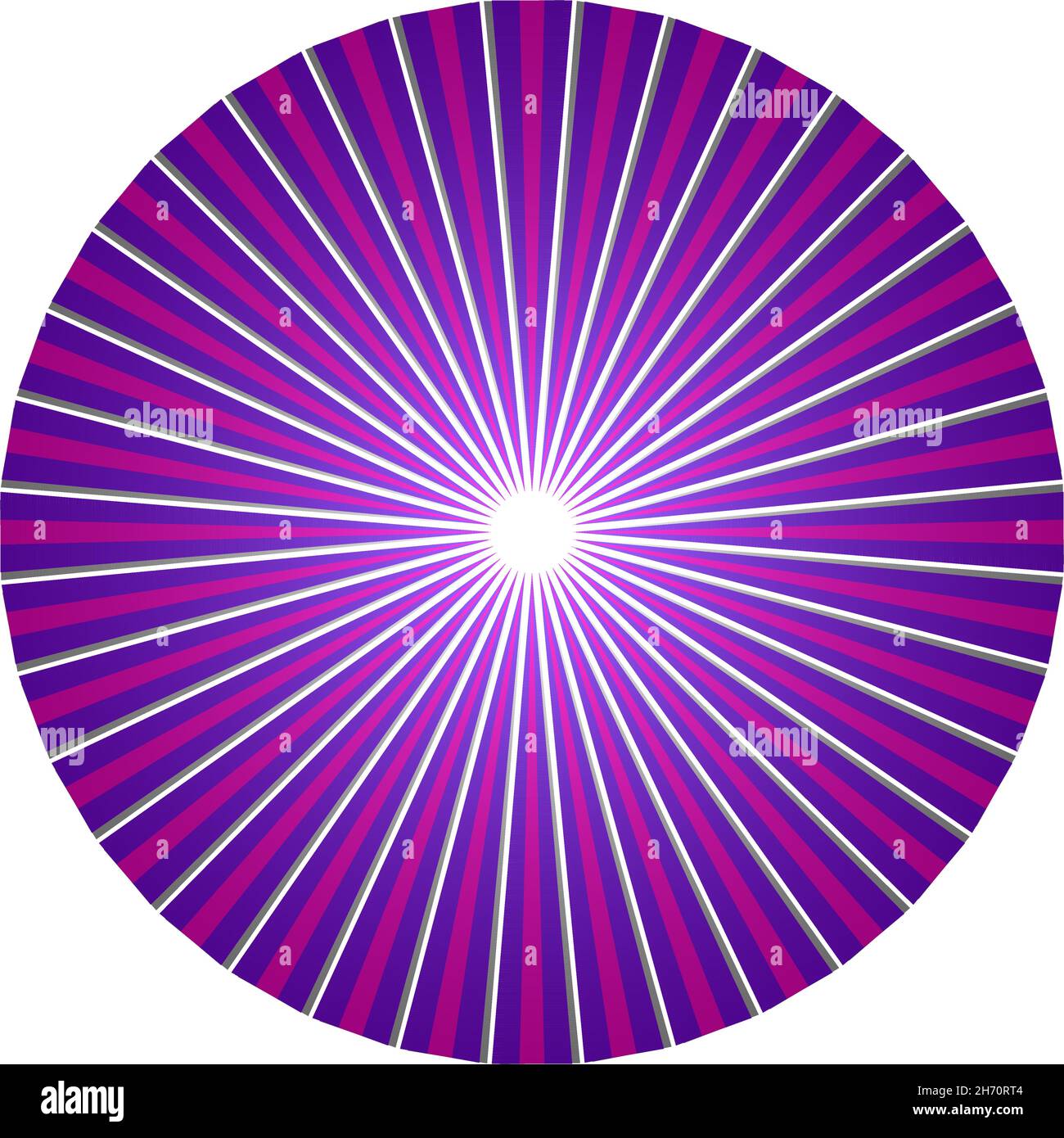 Abstract circle with overlapping spokes geometric design element ...