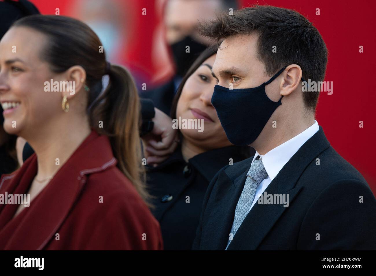 Pauline Ducruet, Louis Ducruet and his wife Marie Ducruet leave the ...