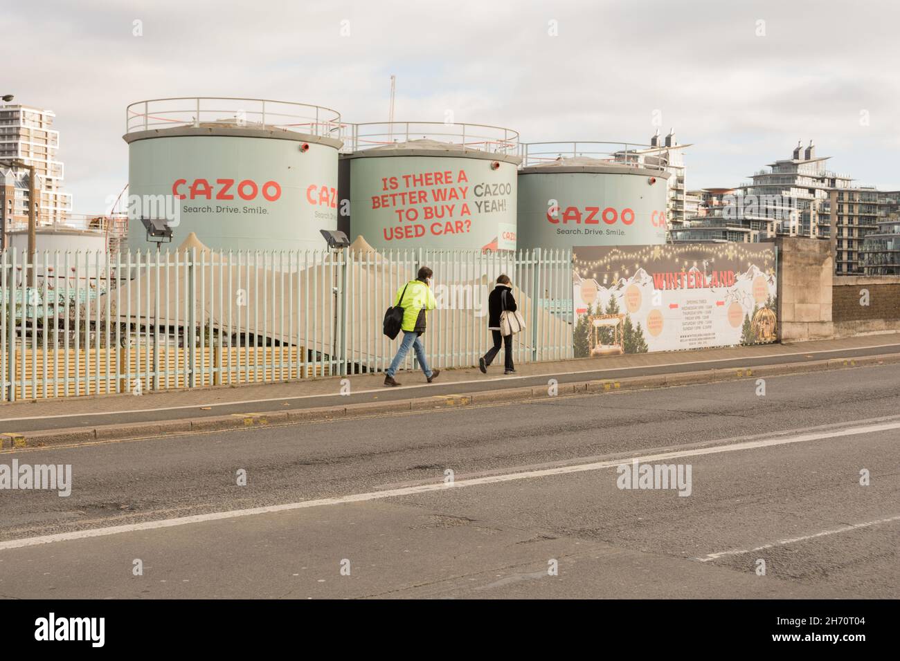 Cazoo, Swedish Wharf, Townmead Road, London SW6, England, U.K Stock ...