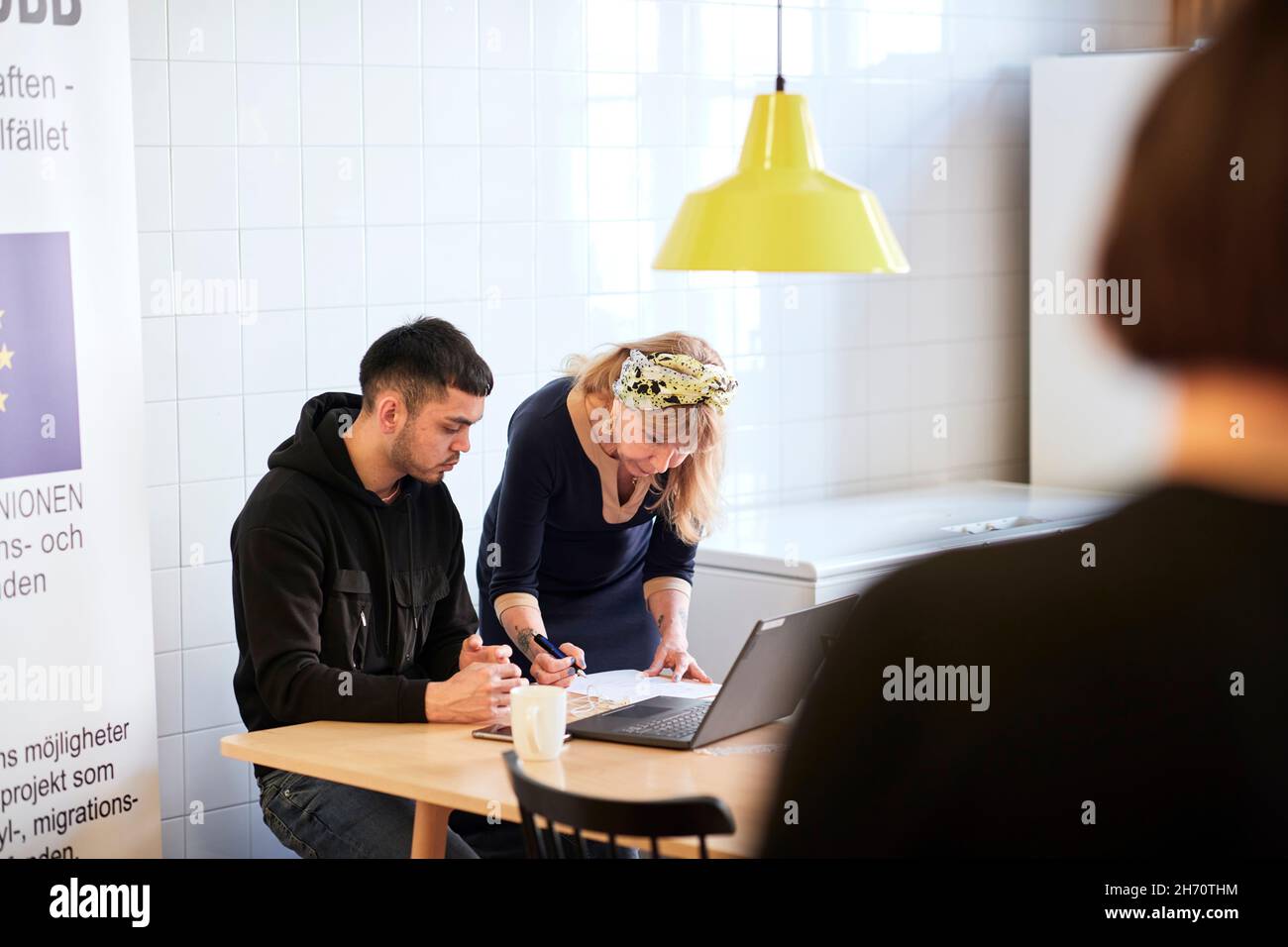 Young people working in eu hi-res stock photography and images - Alamy