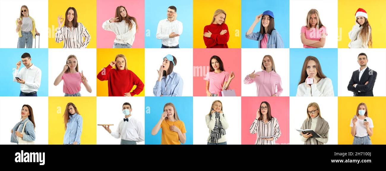 Collage different culture people hi-res stock photography and images ...