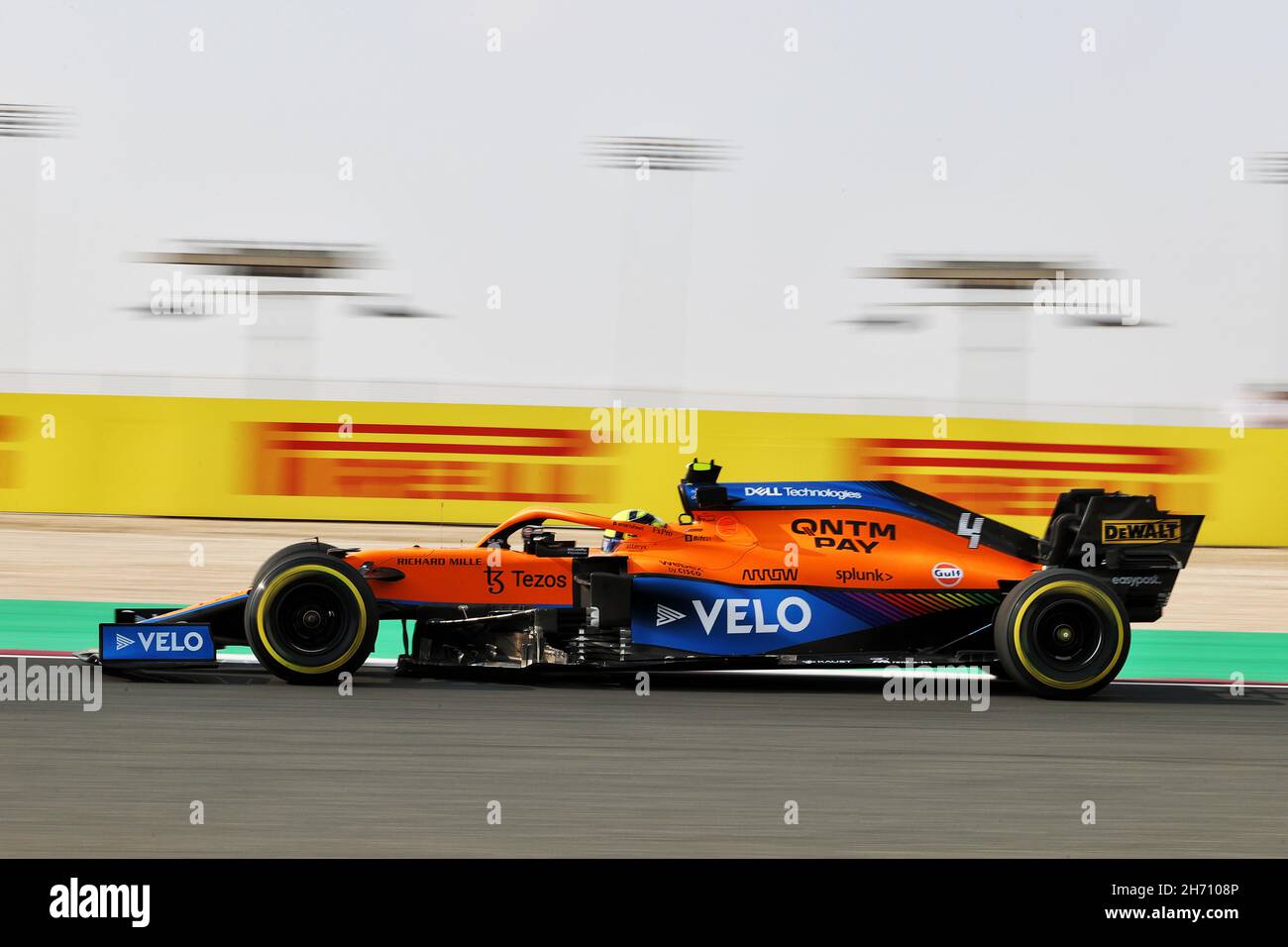 Doha, Qatar. 19th Nov, 2021. Lando Norris (GBR) McLaren MCL35M. Qatar ...