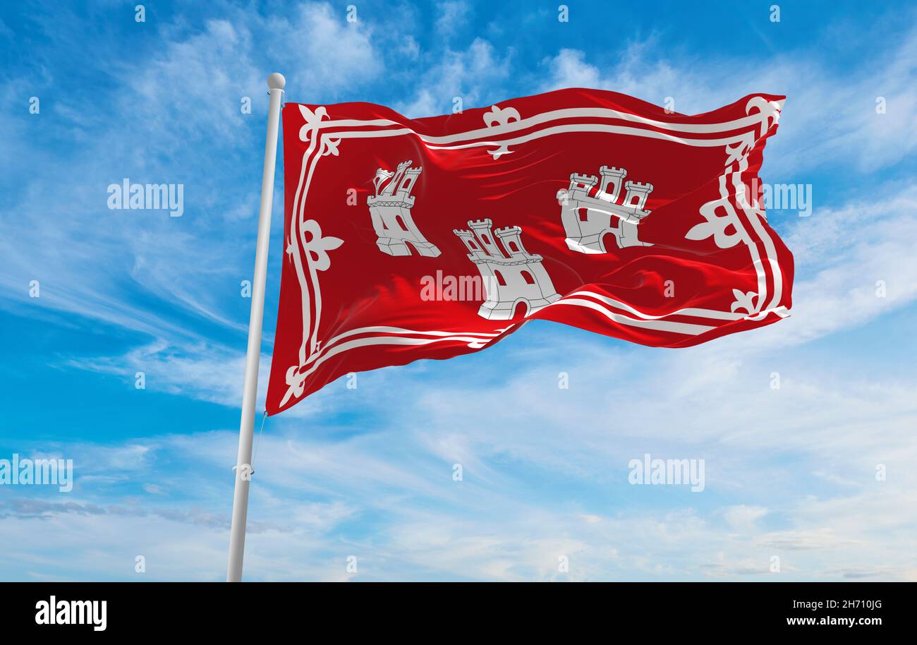 3d flag of the aberdeen hi-res stock photography and images - Alamy
