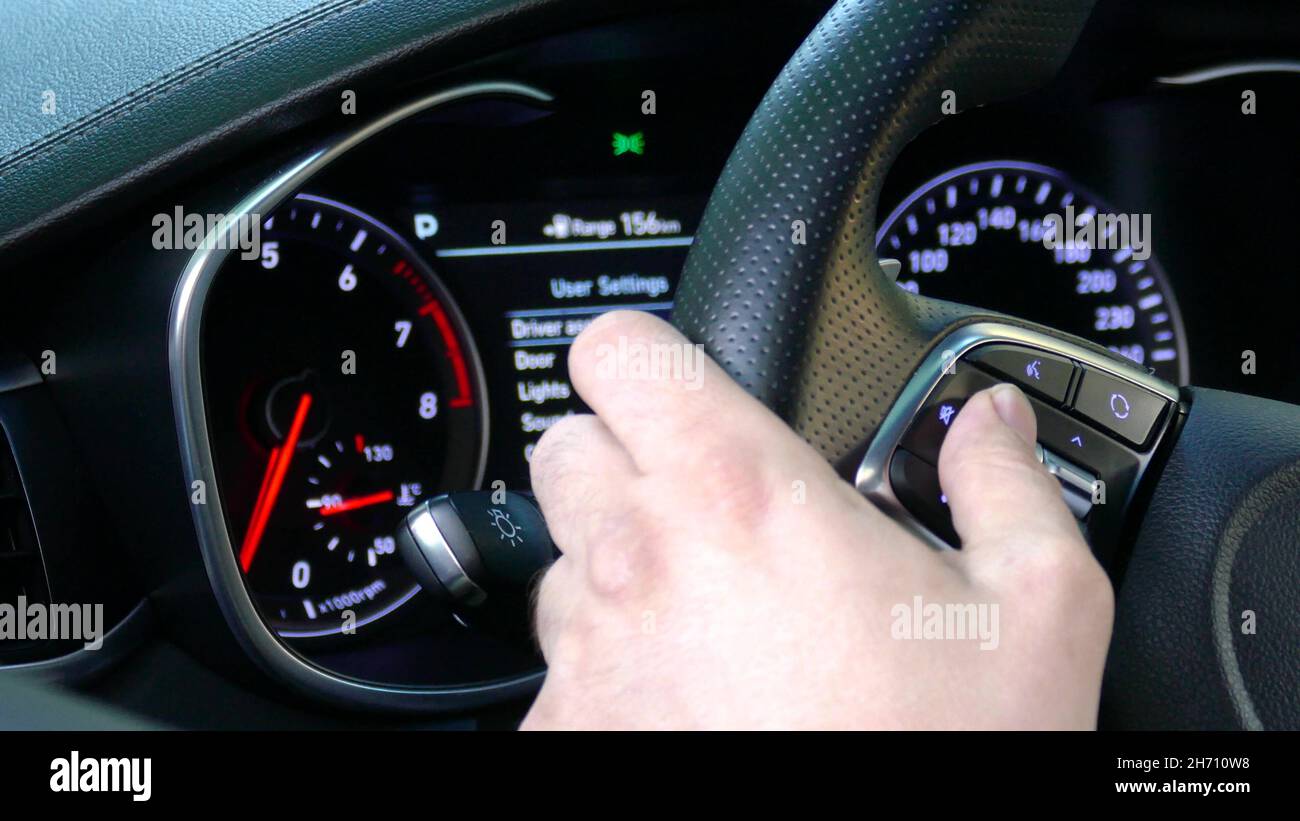 Surfing in Additional car control instruments on car dashboard using ...