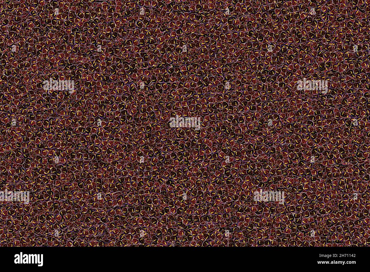 Illustrated brown background with a seamless pattern for copy space ...