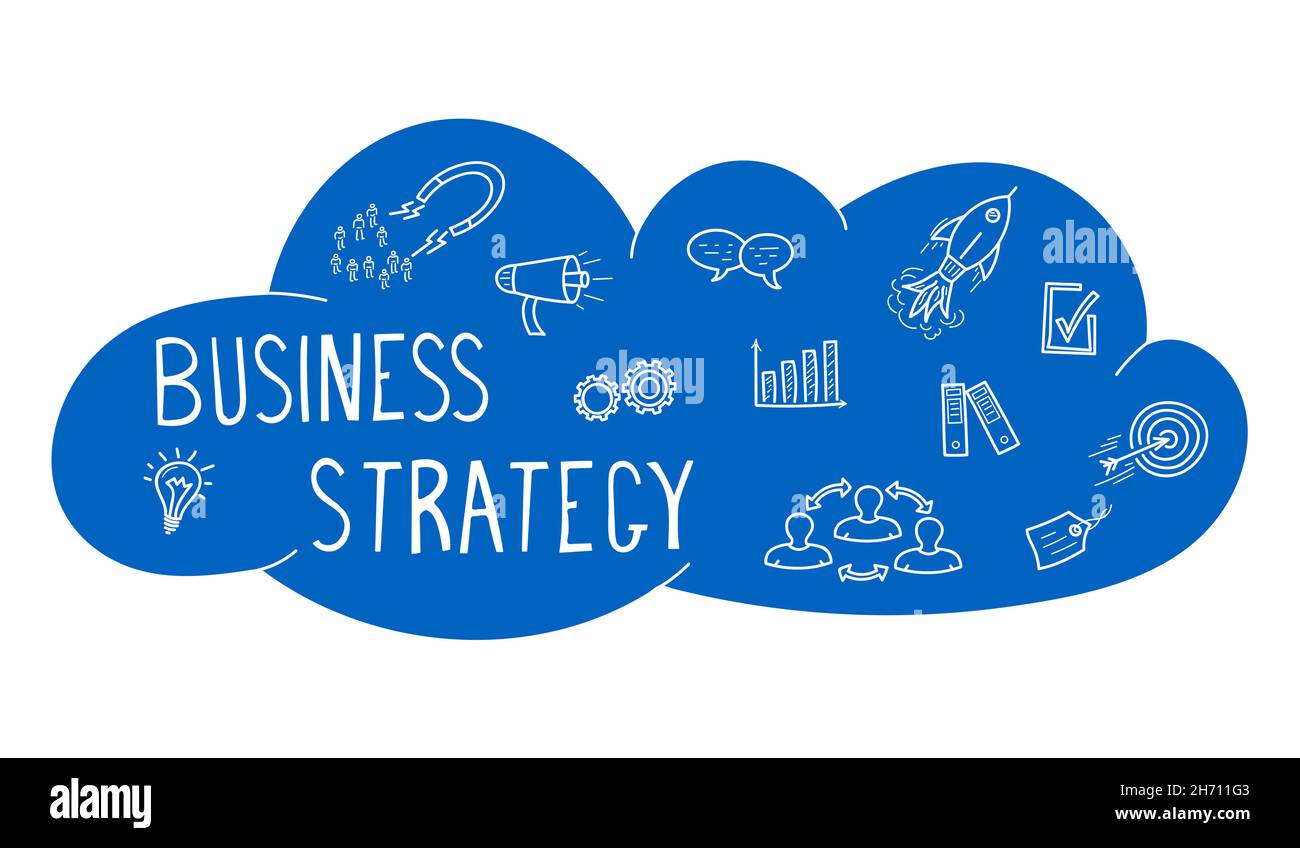 Illustration of a business strategy concept Stock Photo - Alamy