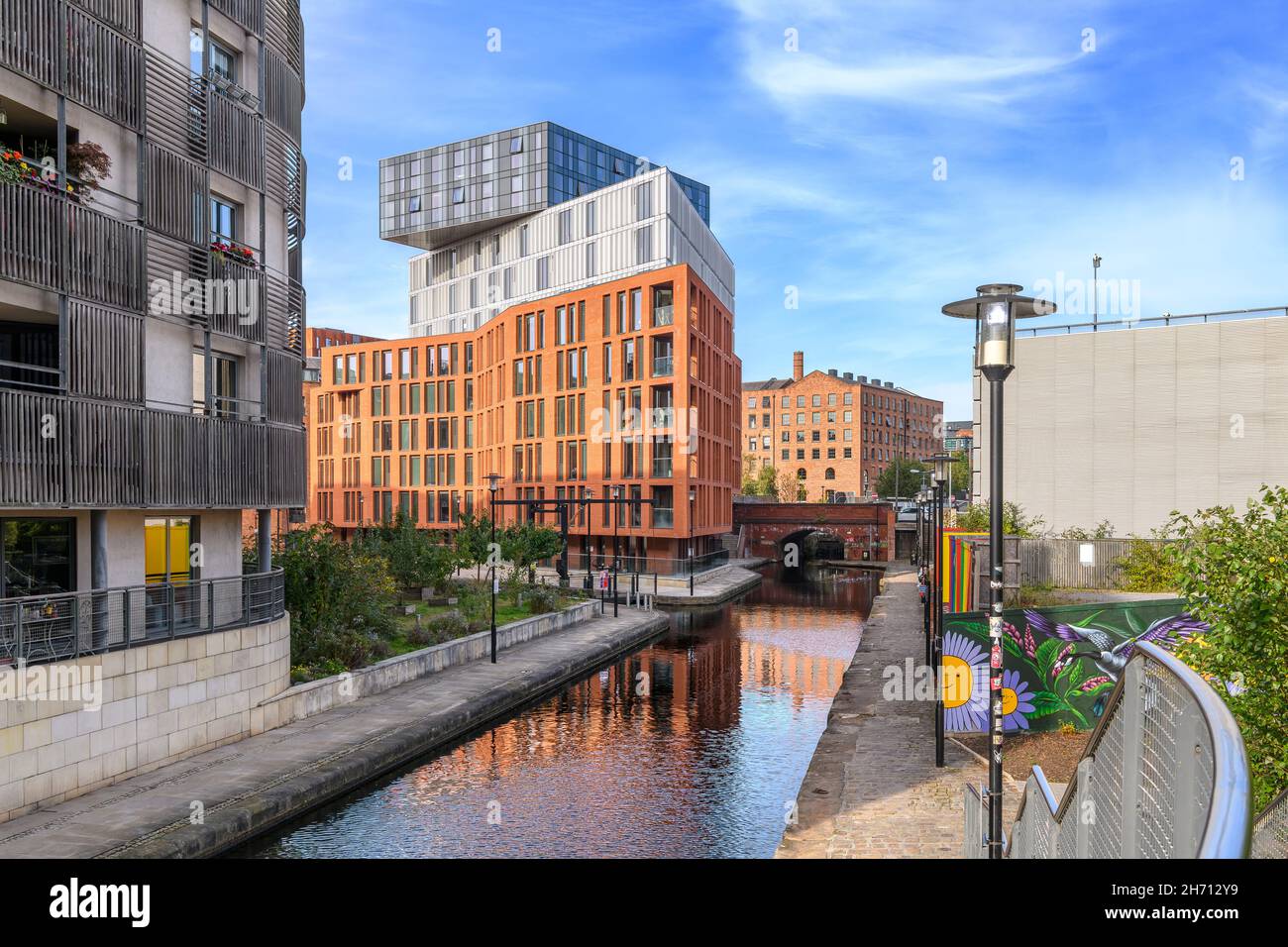 Smart, modern apartment complex Burlington House, part of a ...