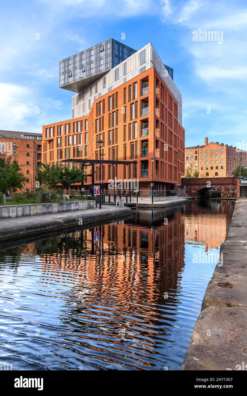 Smart, modern apartment complex Burlington House, part of a ...