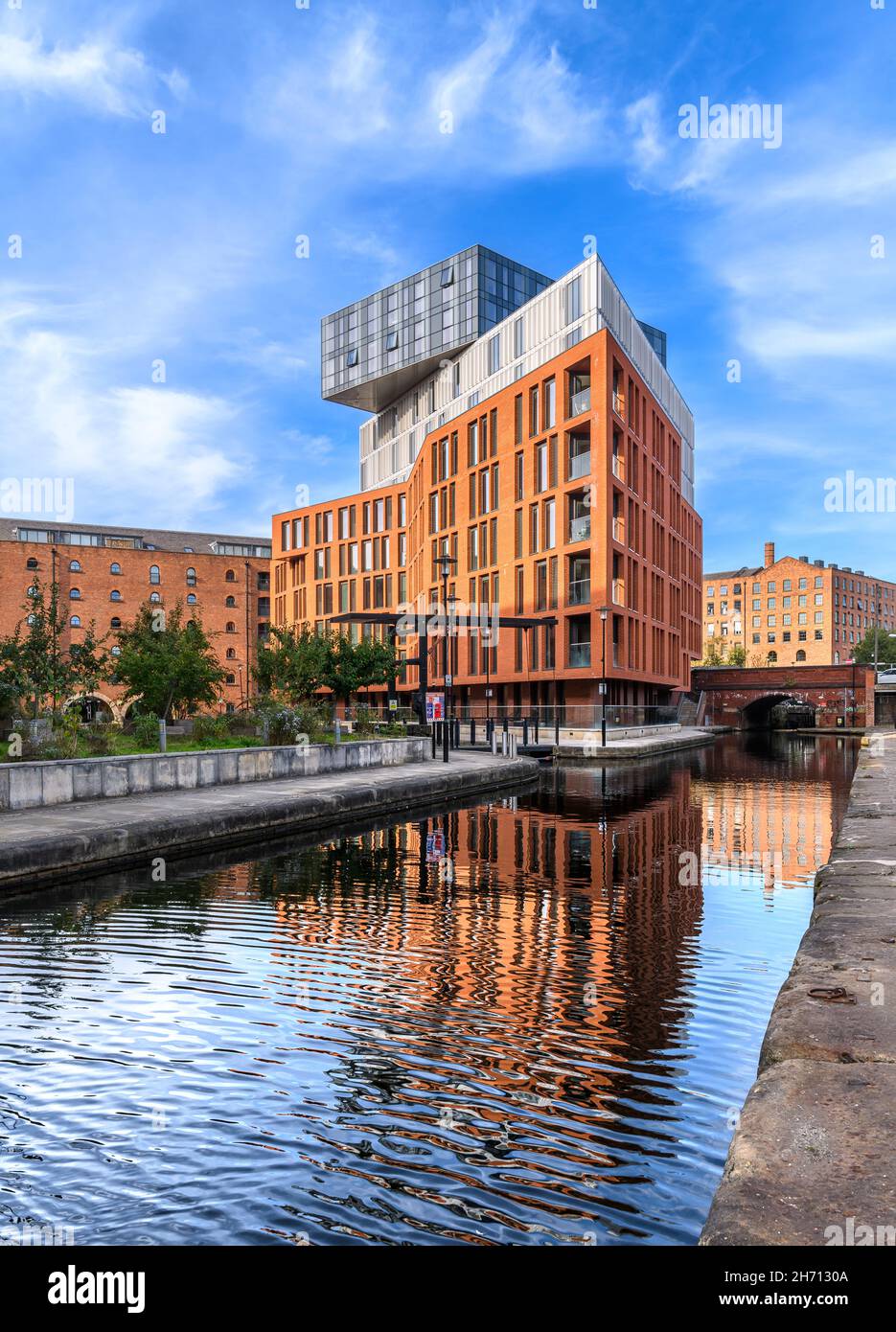 Smart, modern apartment complex Burlington House, part of a ...