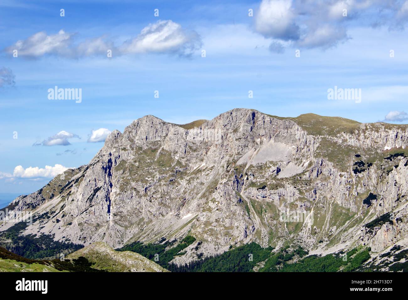 Maglic mountain, the highest peak at Bosnia and Herzegovina's border ...