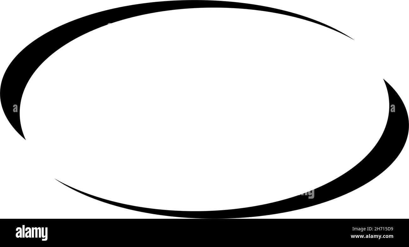 Oval, ellipse empty, blank circular banner shape. Oval, ellipse frame ...