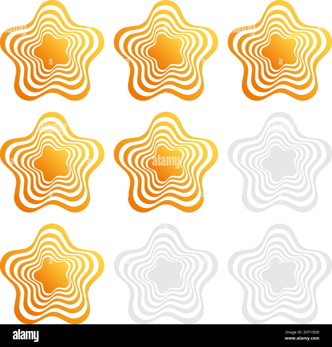 Star rating element. Grade, rank, ranking concept. Feedback, customer ...