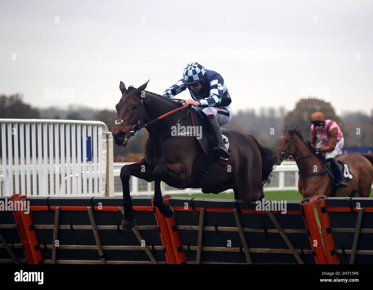 Aidan Coleman riding Doctor Ken (left) on their way to winning the ...