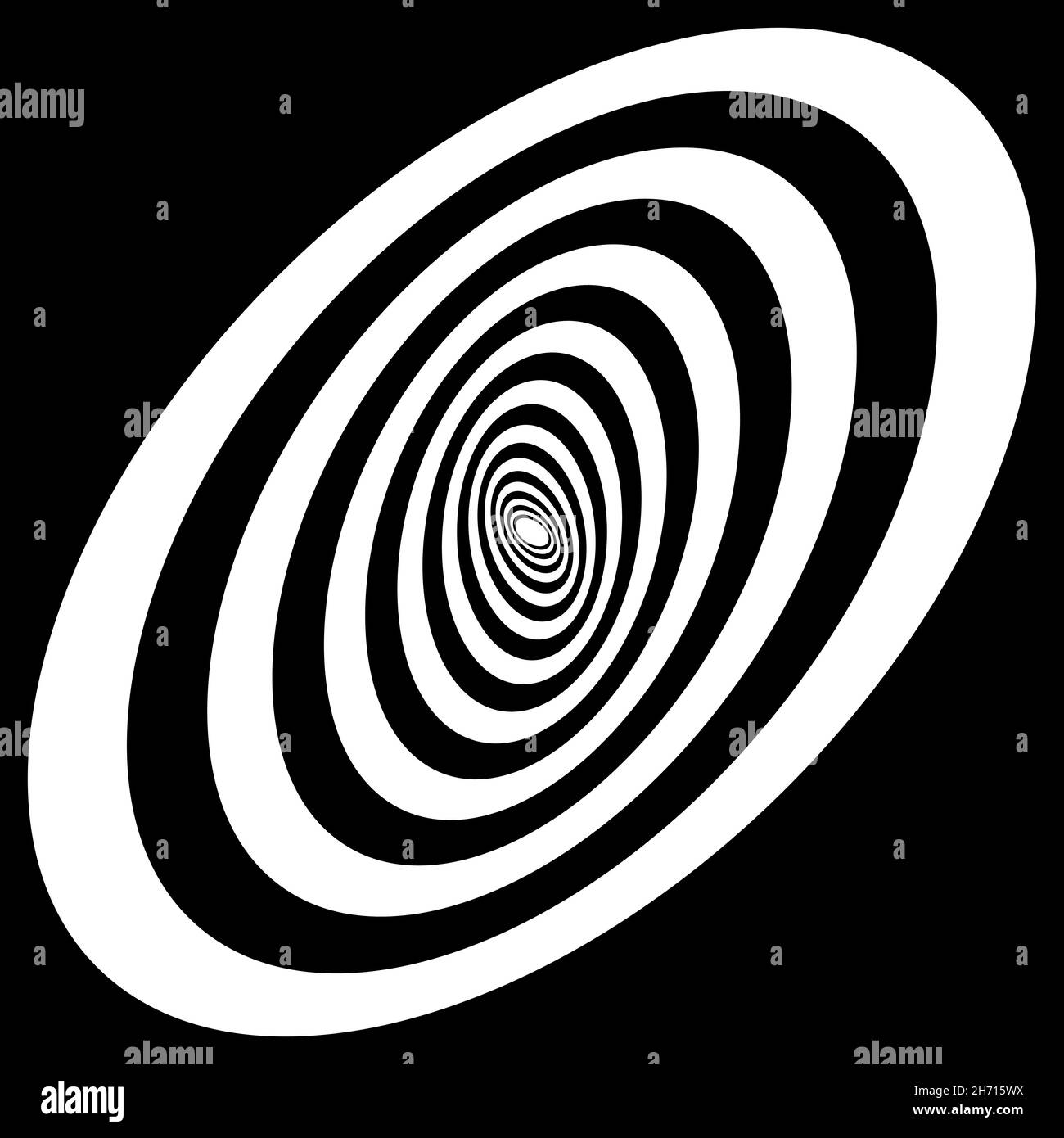 Abstract op-art element. Optical, visual art, artistic element ...