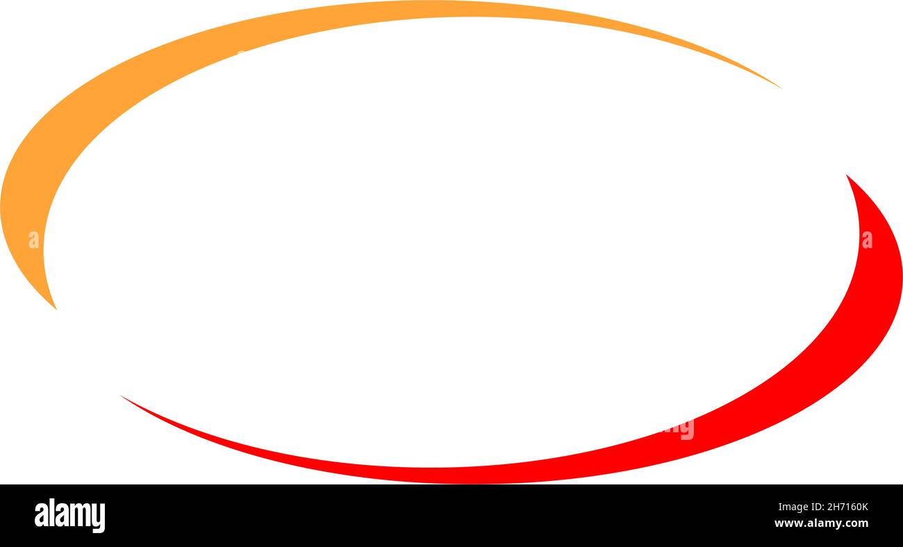 Oval, ellipse empty, blank circular banner shape. Oval, ellipse frame ...
