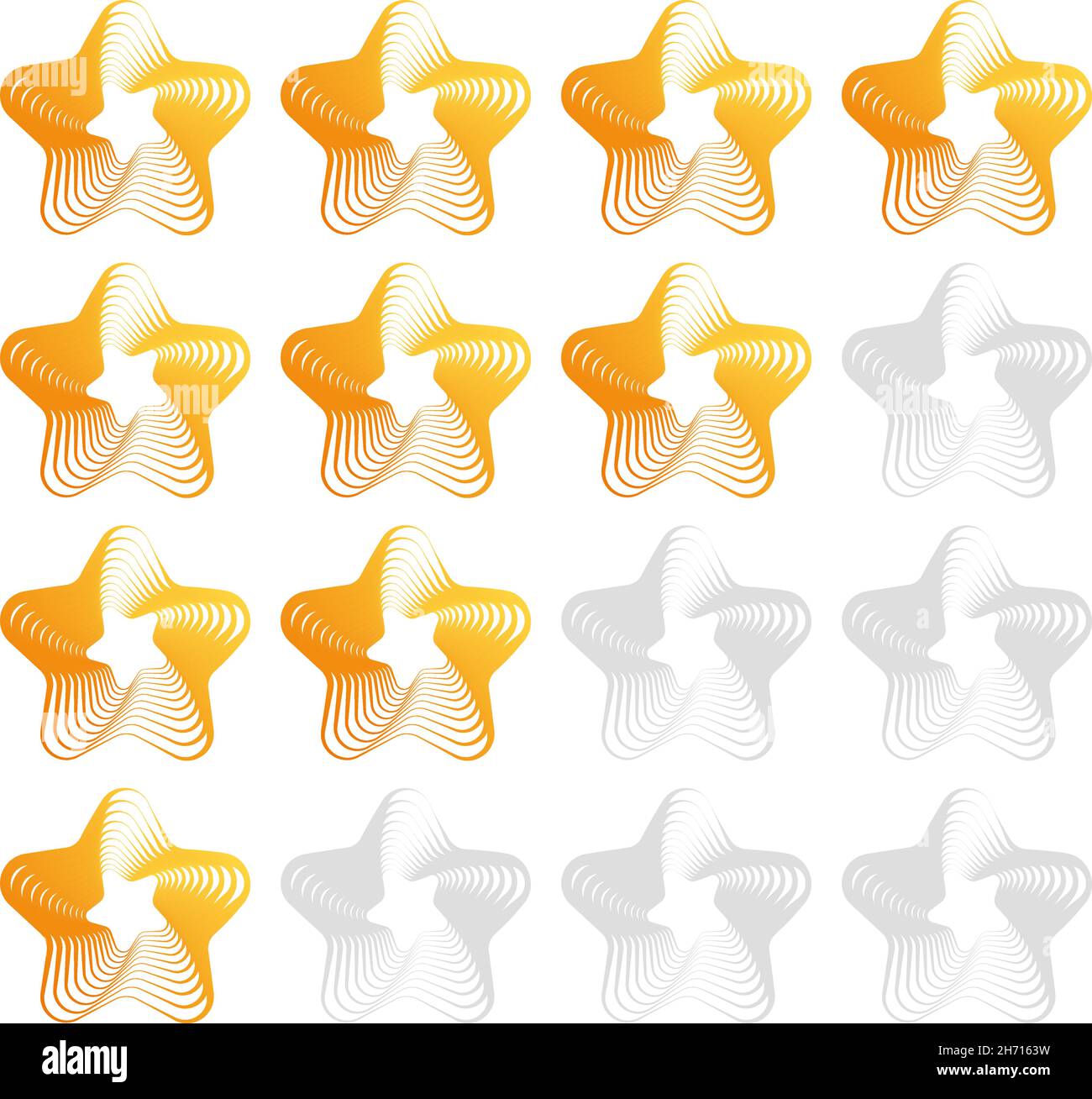 Star rating element. Grade, rank, ranking concept. Feedback, customer ...