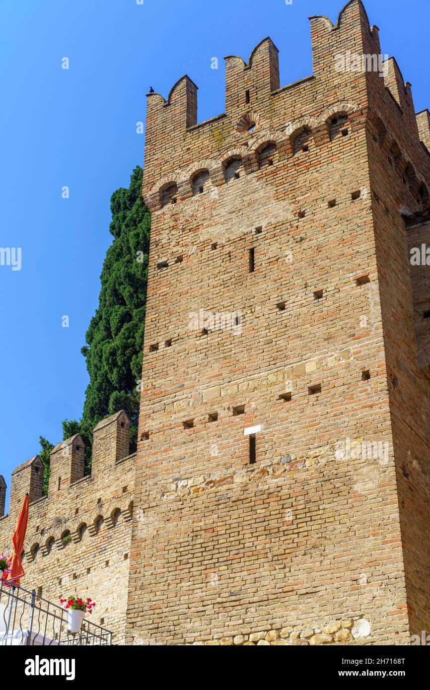 Gradara, Pesaro e Urbino province, Marche, Italy, historic town ...