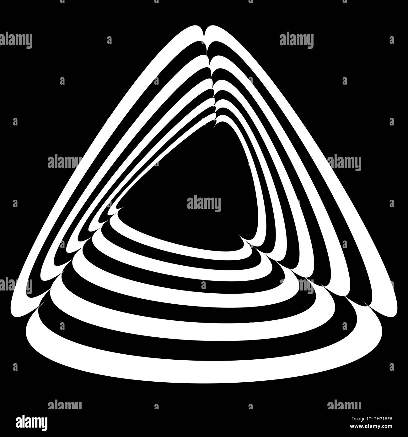 Abstract op-art element. Optical, visual art, artistic element ...