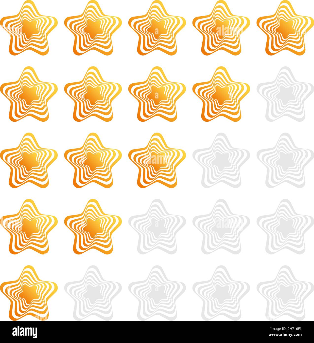 Star rating element. Grade, rank, ranking concept. Feedback, customer ...