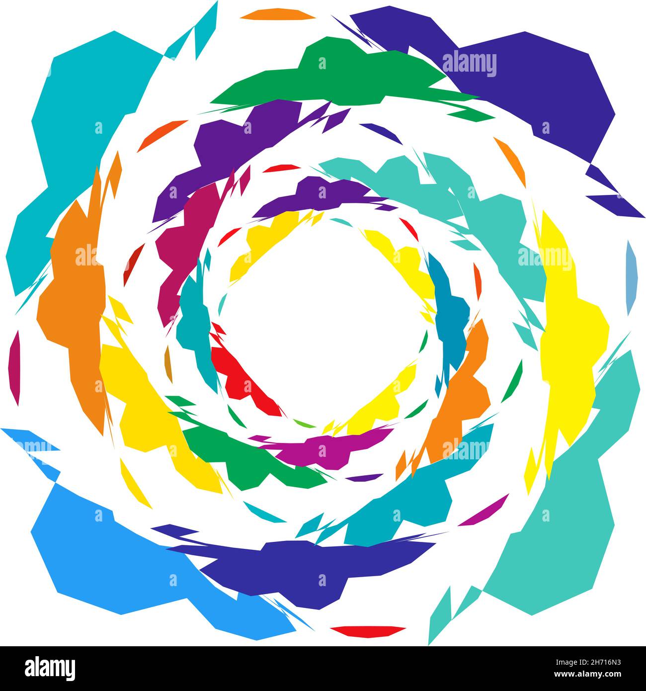 Abstract op-art element. Optical, visual art, artistic element ...