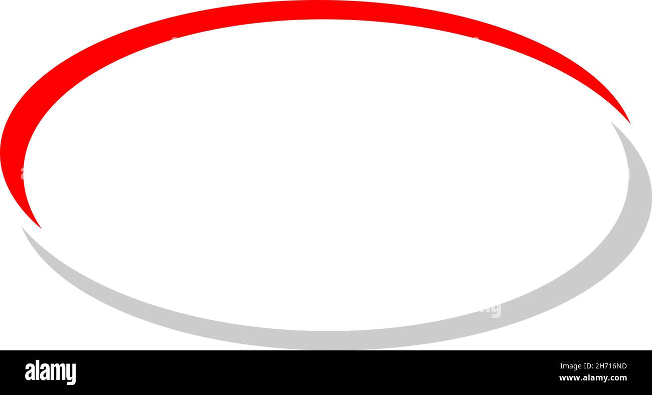 Oval, ellipse empty, blank circular banner shape. Oval, ellipse frame ...