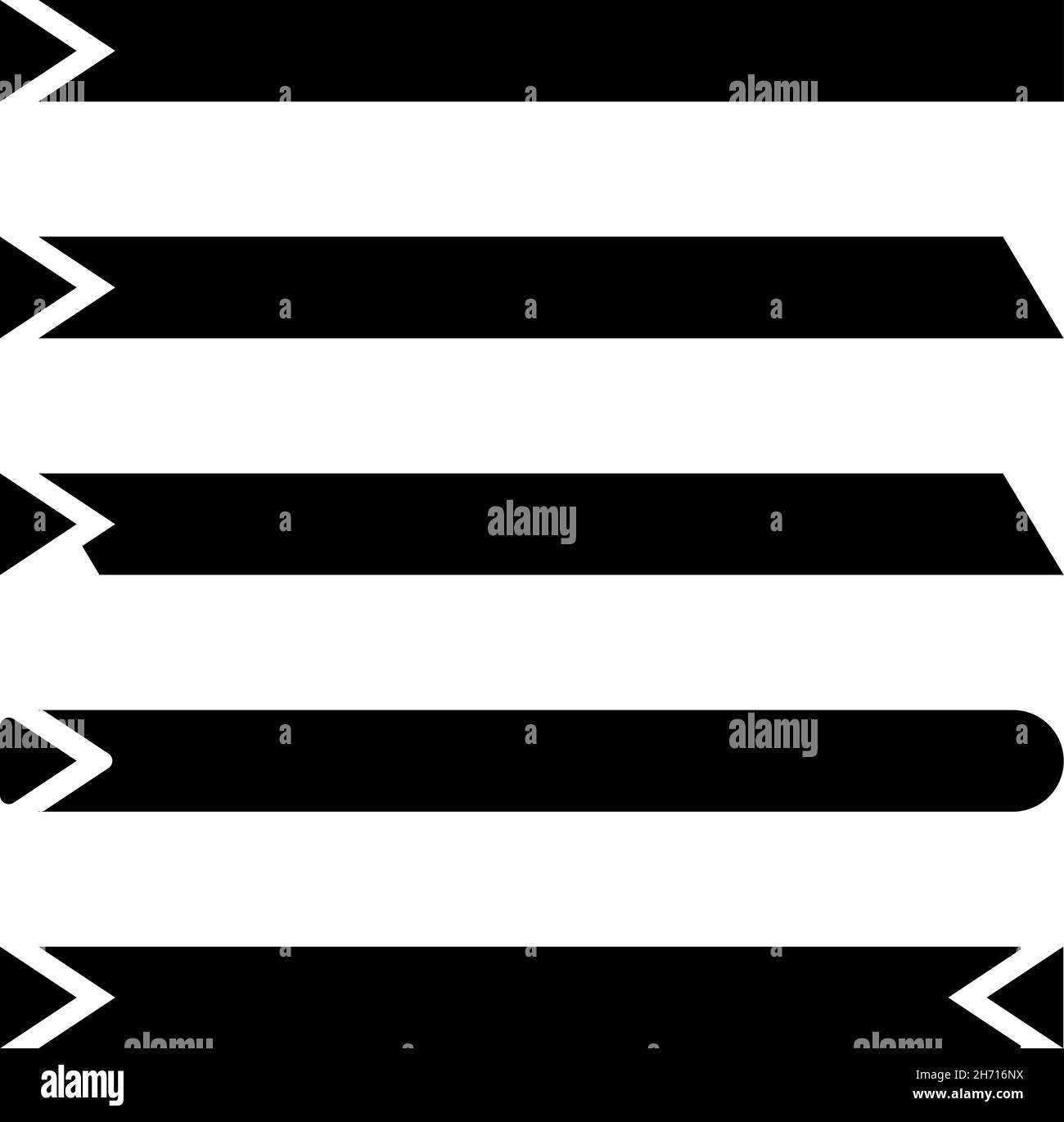 Simple geometric button, banner, plaque shape, design element vector ...