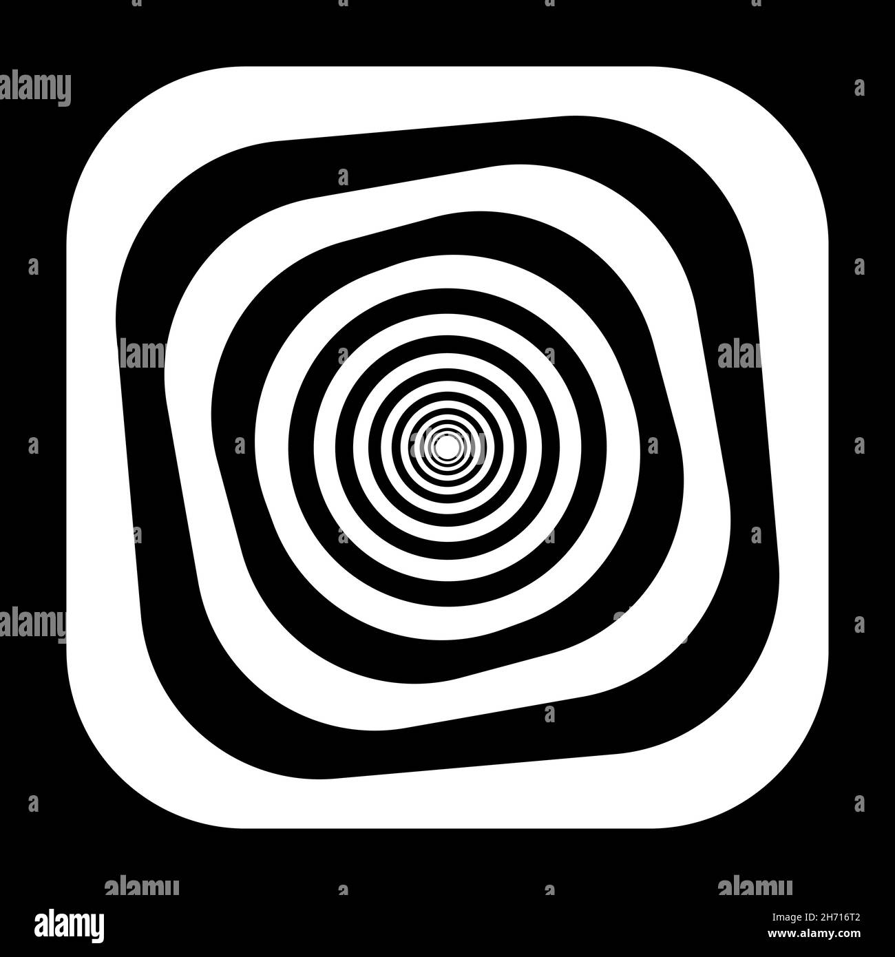 Abstract op-art element. Optical, visual art, artistic element ...