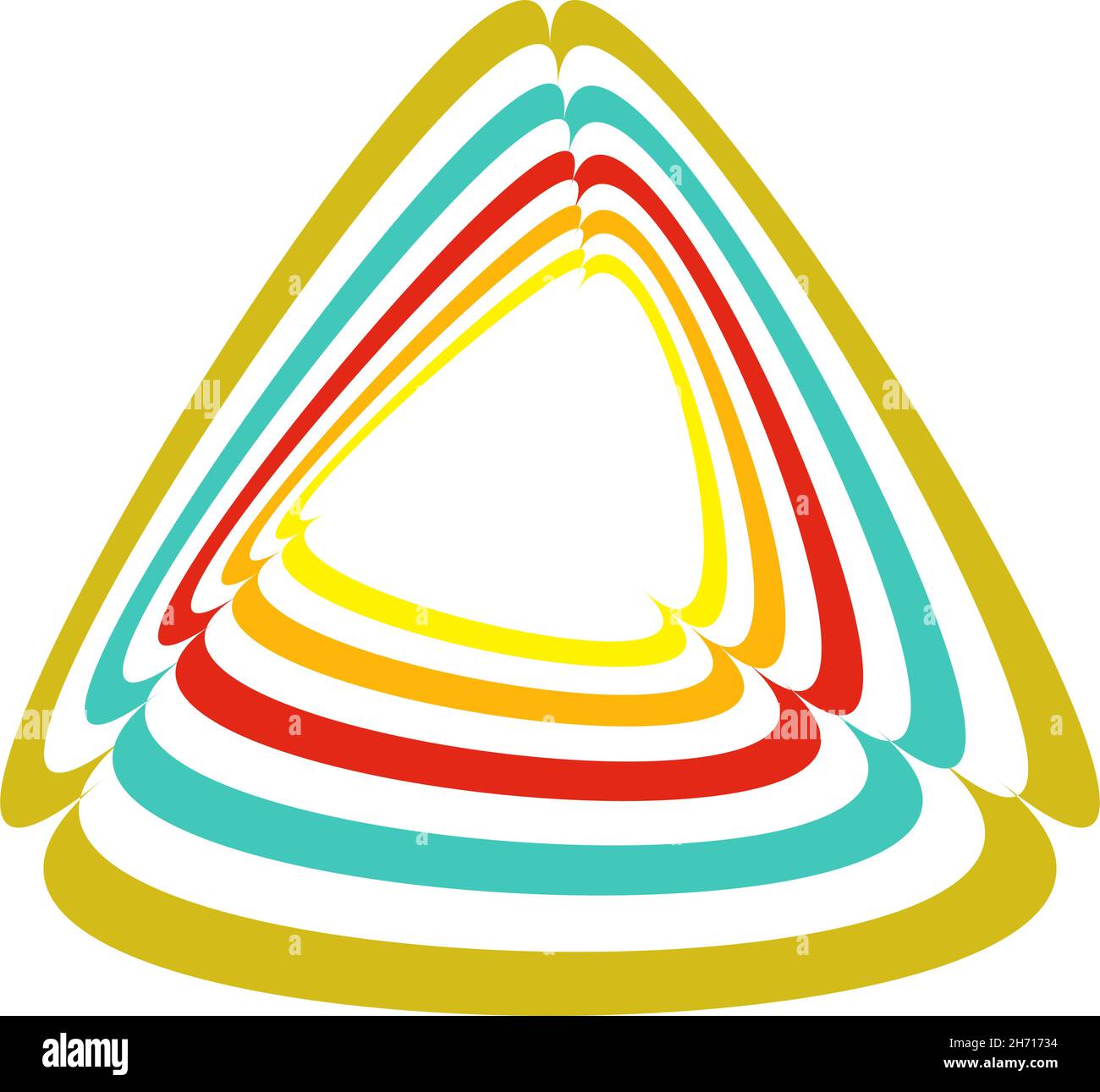 Abstract op-art element. Optical, visual art, artistic element ...