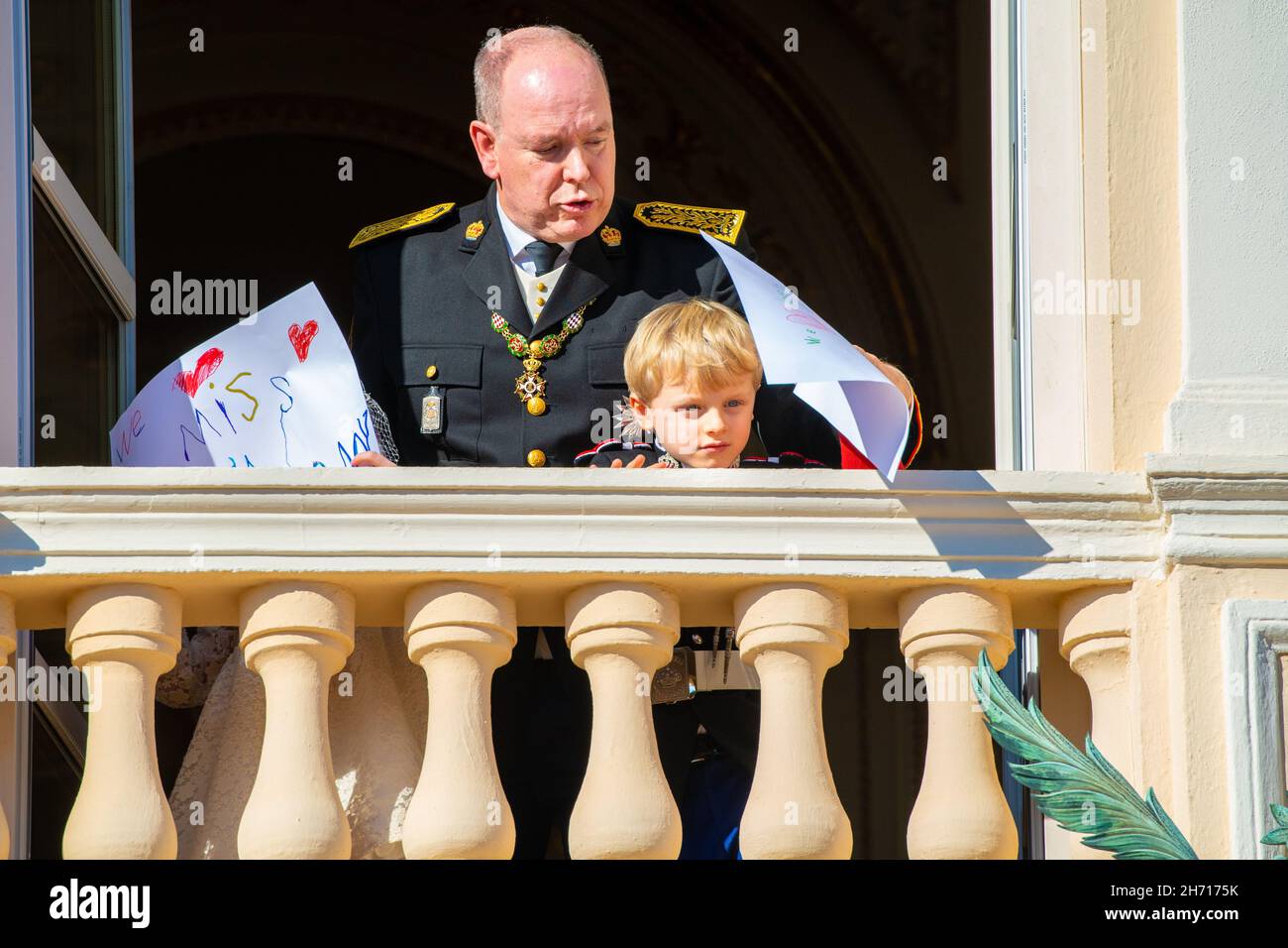 Monte Carlo, Monaco. 19th Nov, 2021. Prince Albert II of Monaco with ...