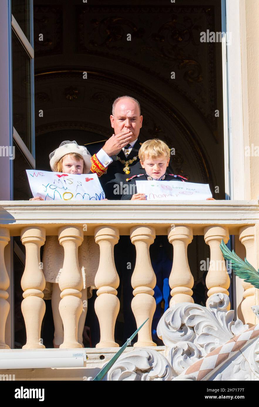 Monte Carlo, Monaco. 19th Nov, 2021. Prince Albert II of Monaco with ...