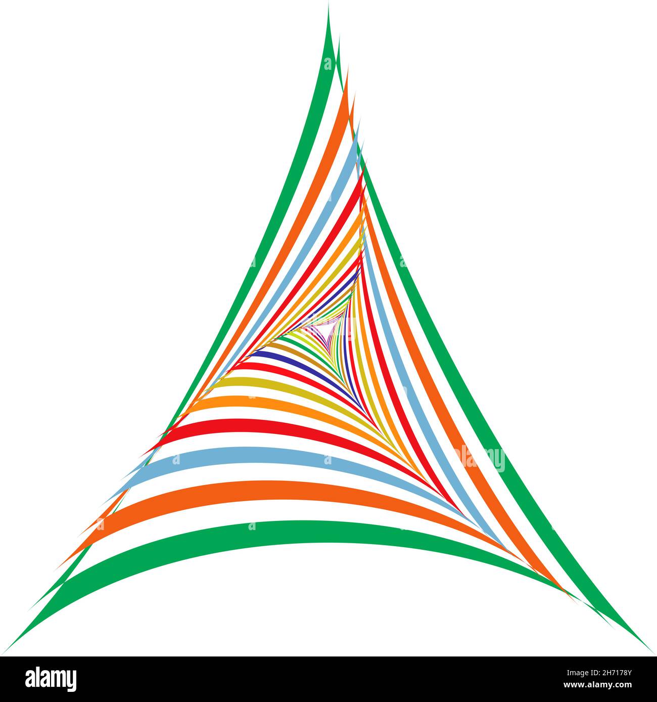 Abstract op-art element. Optical, visual art, artistic element ...