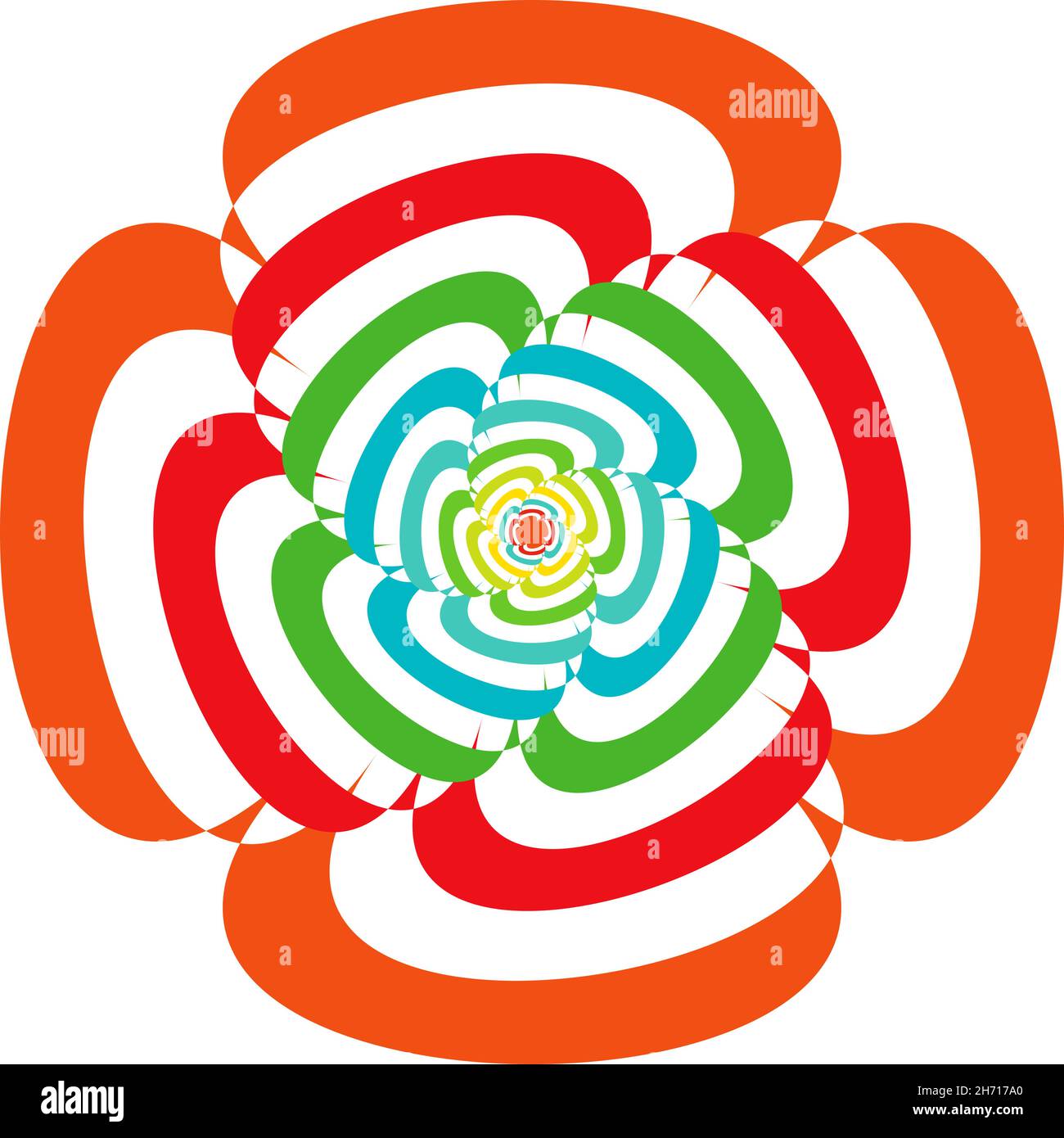 Abstract op-art element. Optical, visual art, artistic element ...