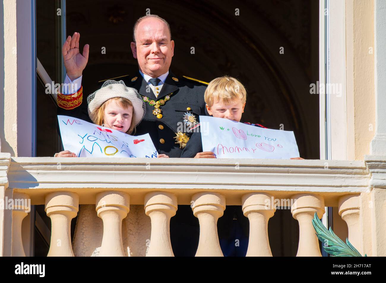 Monte Carlo, Monaco. 19th Nov, 2021. Prince Albert II of Monaco with ...