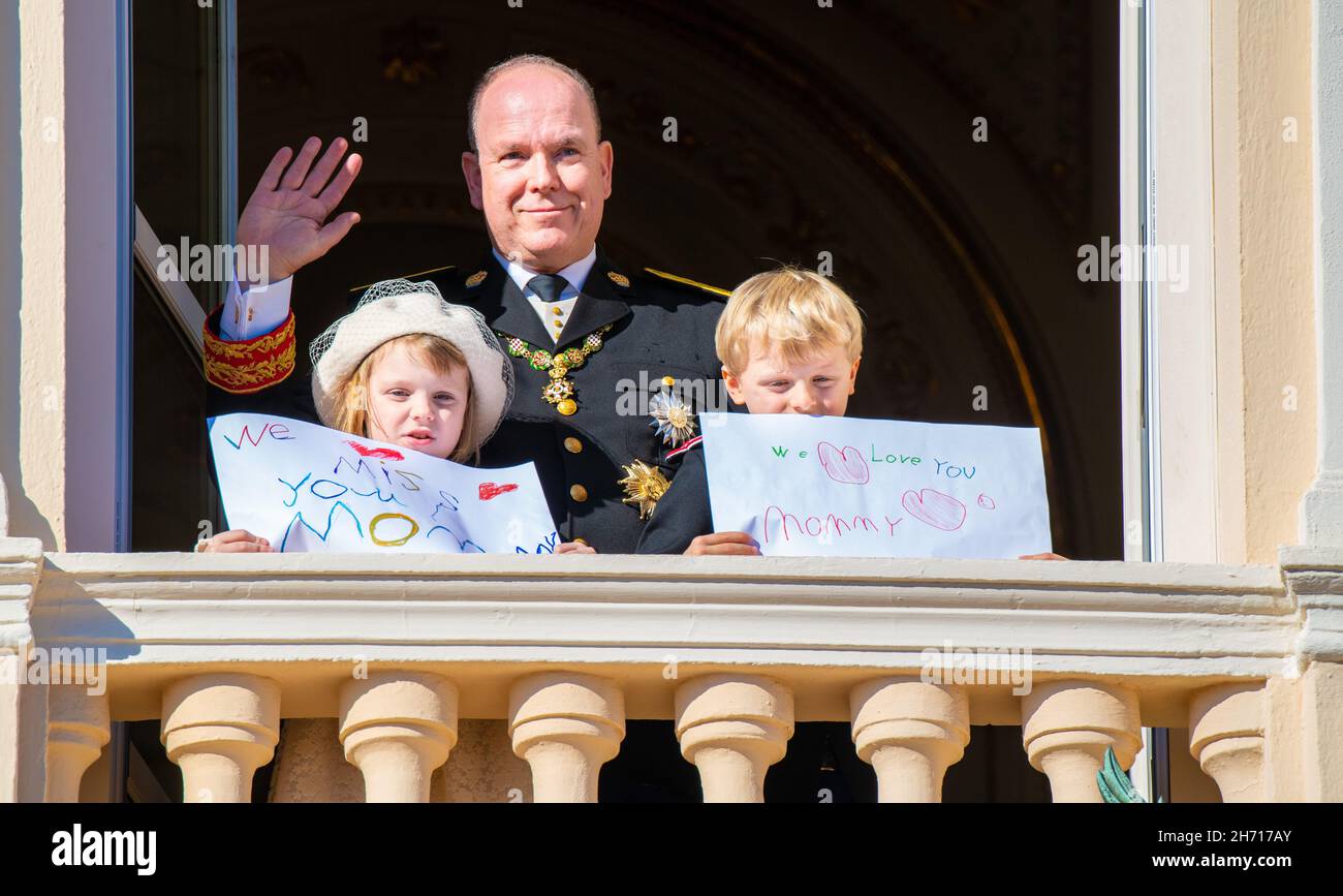 Monte Carlo, Monaco. 19th Nov, 2021. Prince Albert II of Monaco with ...