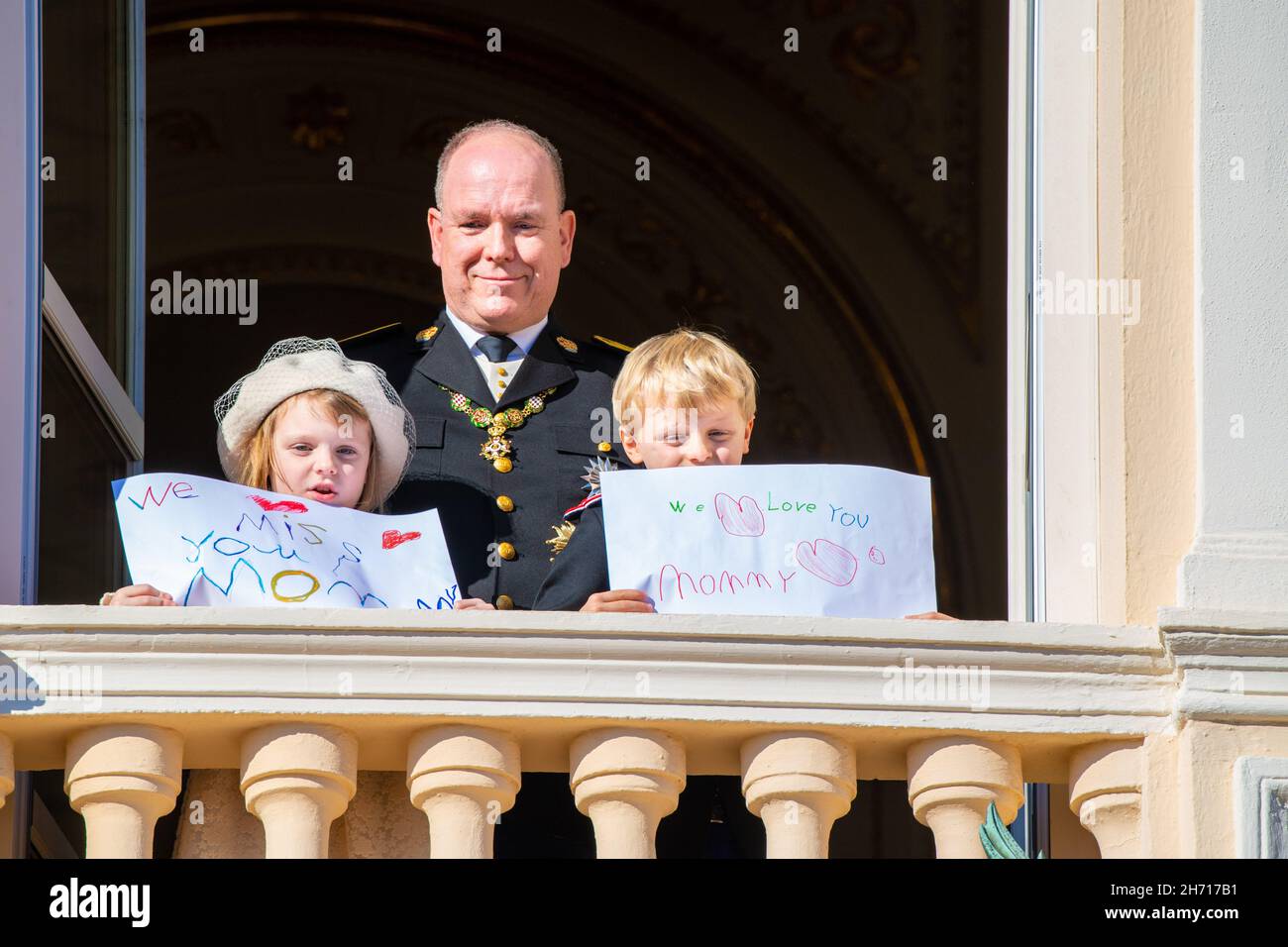 Monte Carlo, Monaco. 19th Nov, 2021. Prince Albert II of Monaco with ...