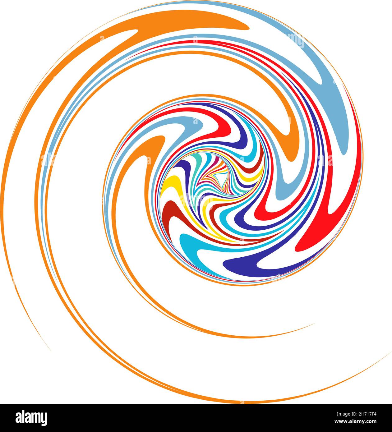 Abstract op-art element. Optical, visual art, artistic element ...