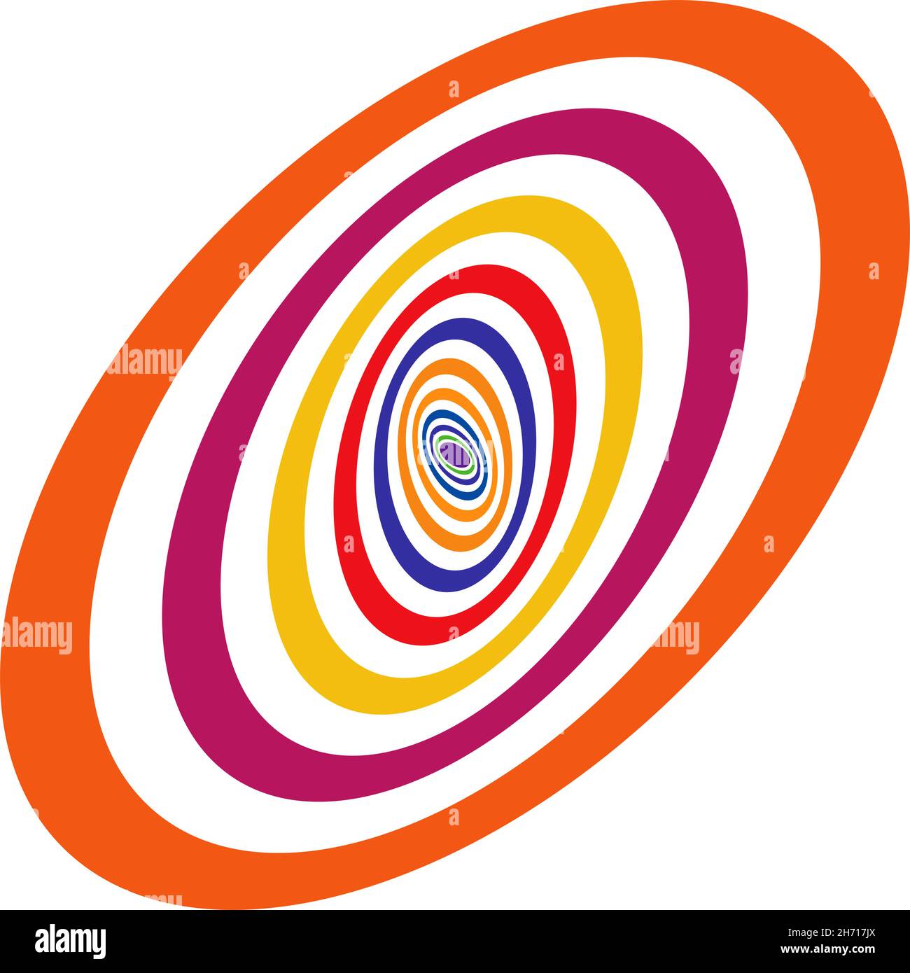 Abstract op-art element. Optical, visual art, artistic element ...