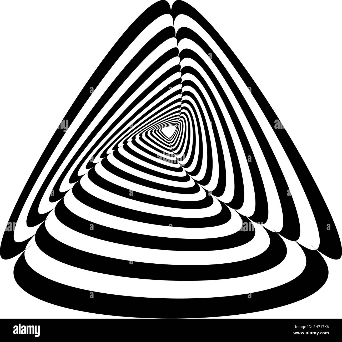 Abstract op-art element. Optical, visual art, artistic element ...