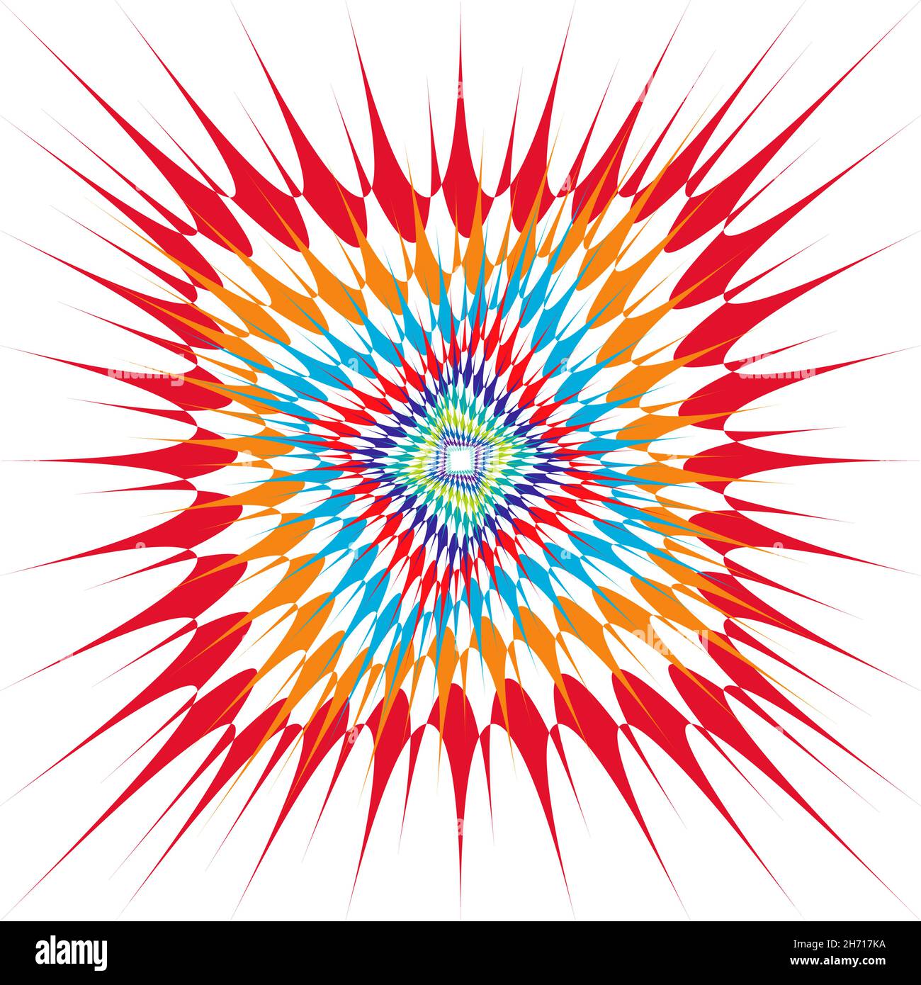 Abstract op-art element. Optical, visual art, artistic element ...