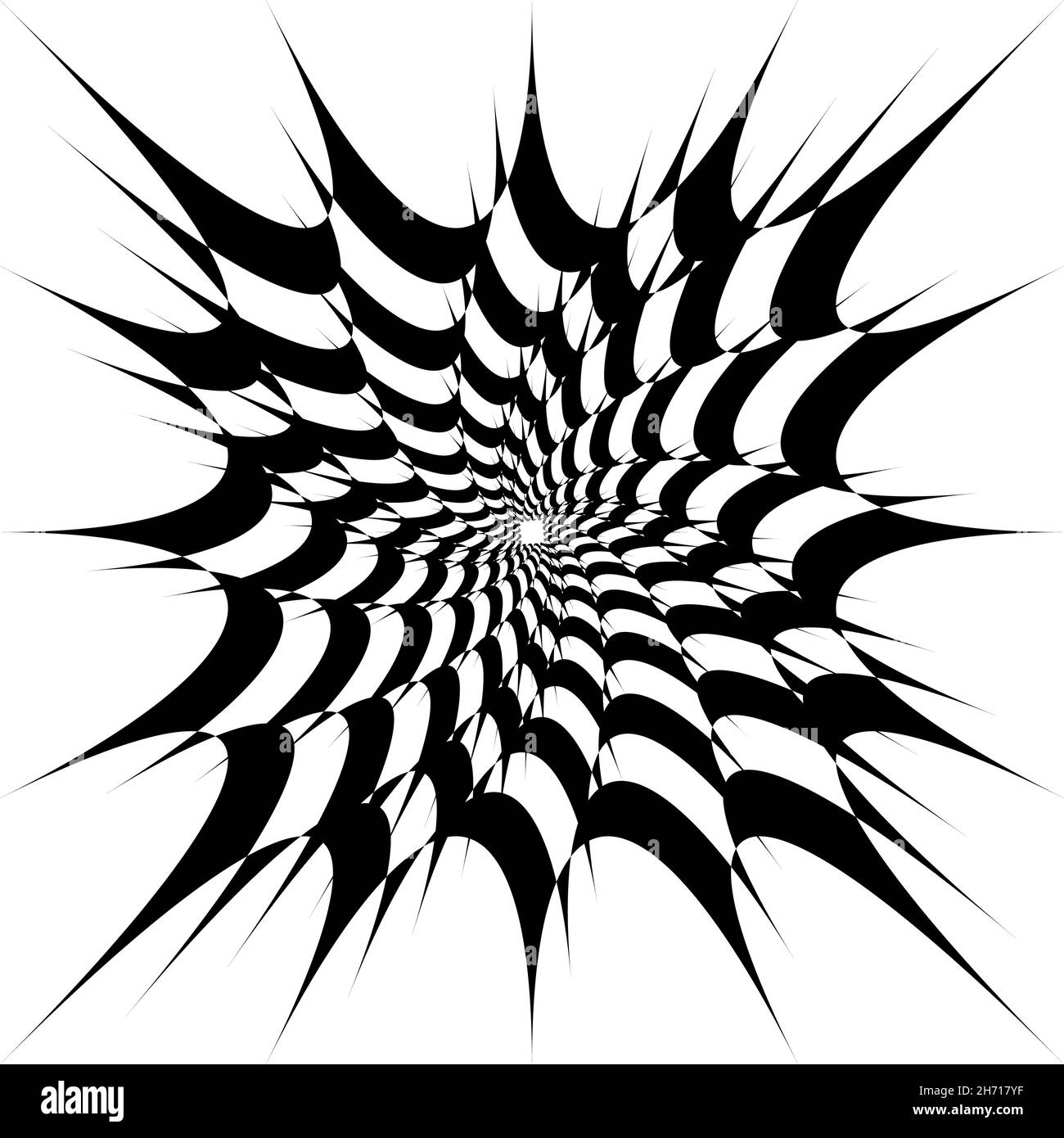 Abstract op-art element. Optical, visual art, artistic element ...