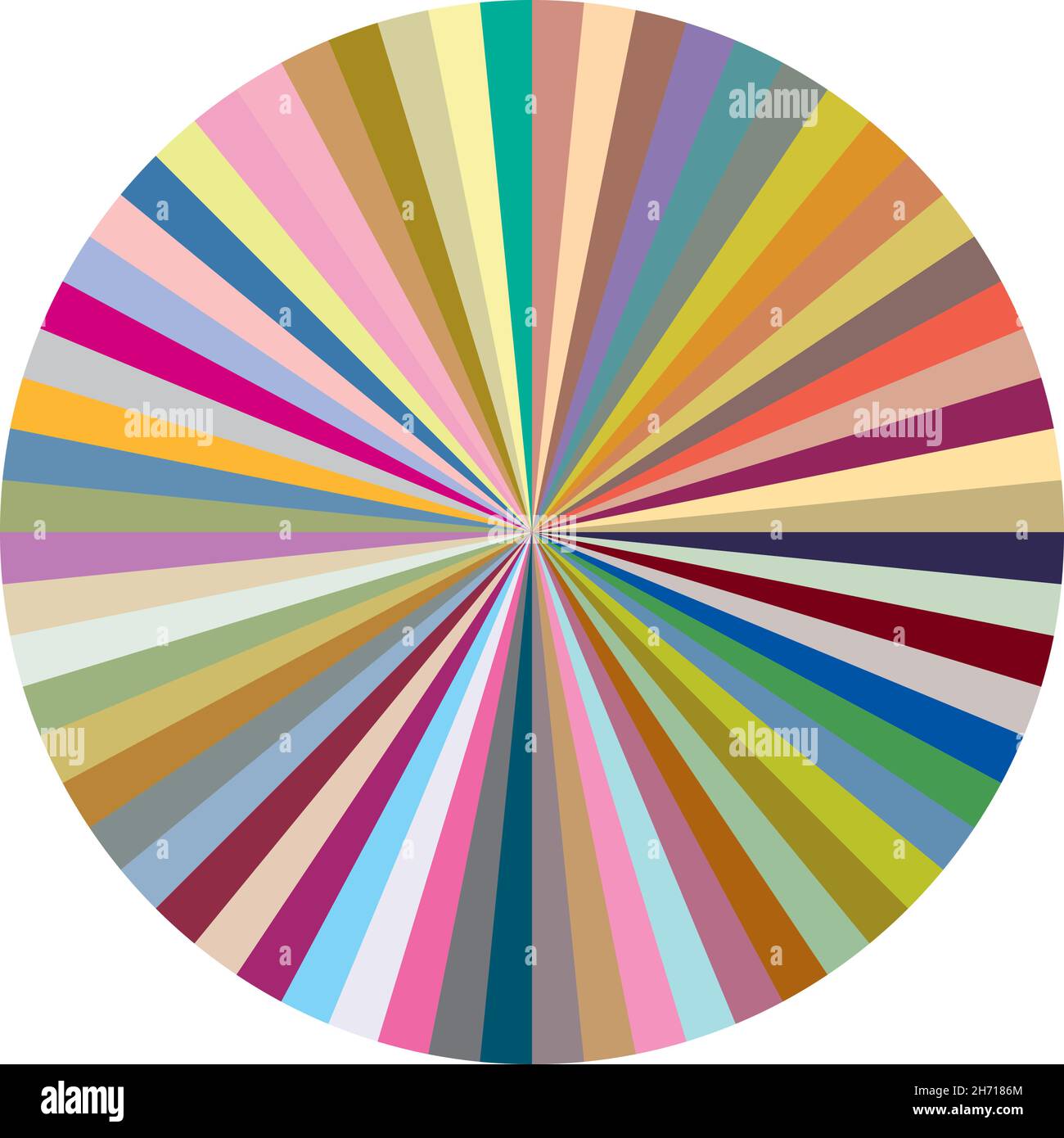 Pie chart, Pie graph, circular, circle diagram from series with 2 to 65 ...