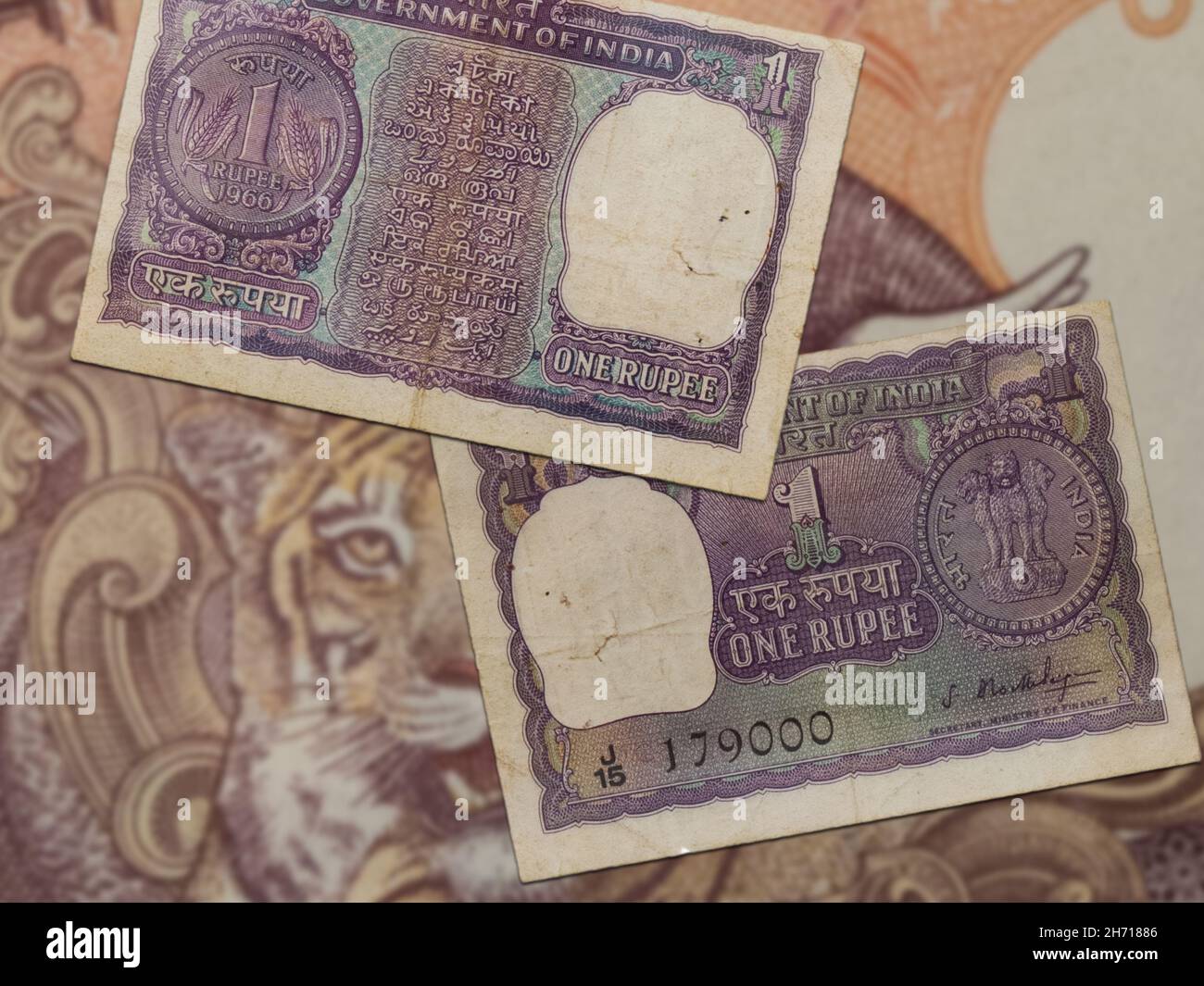 Closeup shot indian rupee hi-res stock photography and images - Alamy