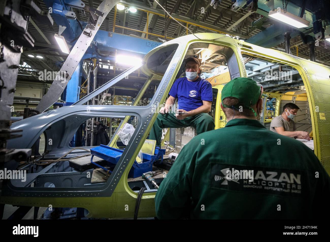 Helicopters Factory High Resolution Stock Photography and Images - Alamy