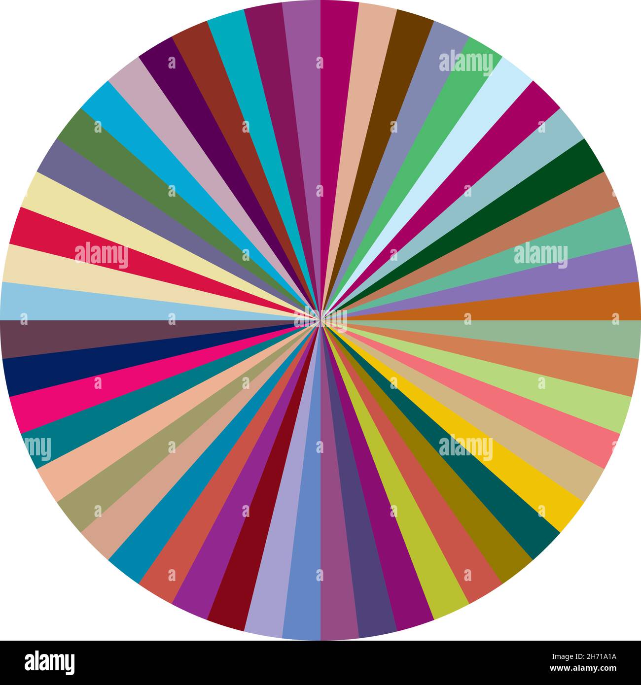 Pie chart, Pie graph, circular, circle diagram from series with 2 to 65 ...