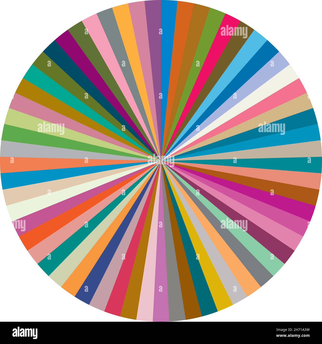 Pie chart, Pie graph, circular, circle diagram from series with 2 to 65 ...