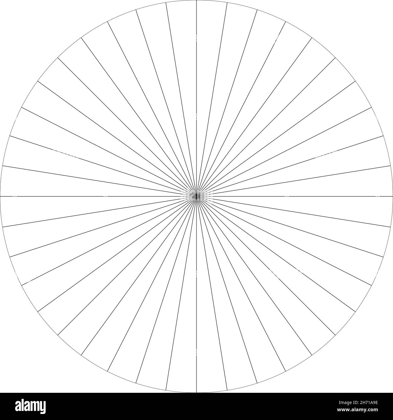 Pie chart, Pie graph, circular, circle diagram from series with 2 to 65 ...